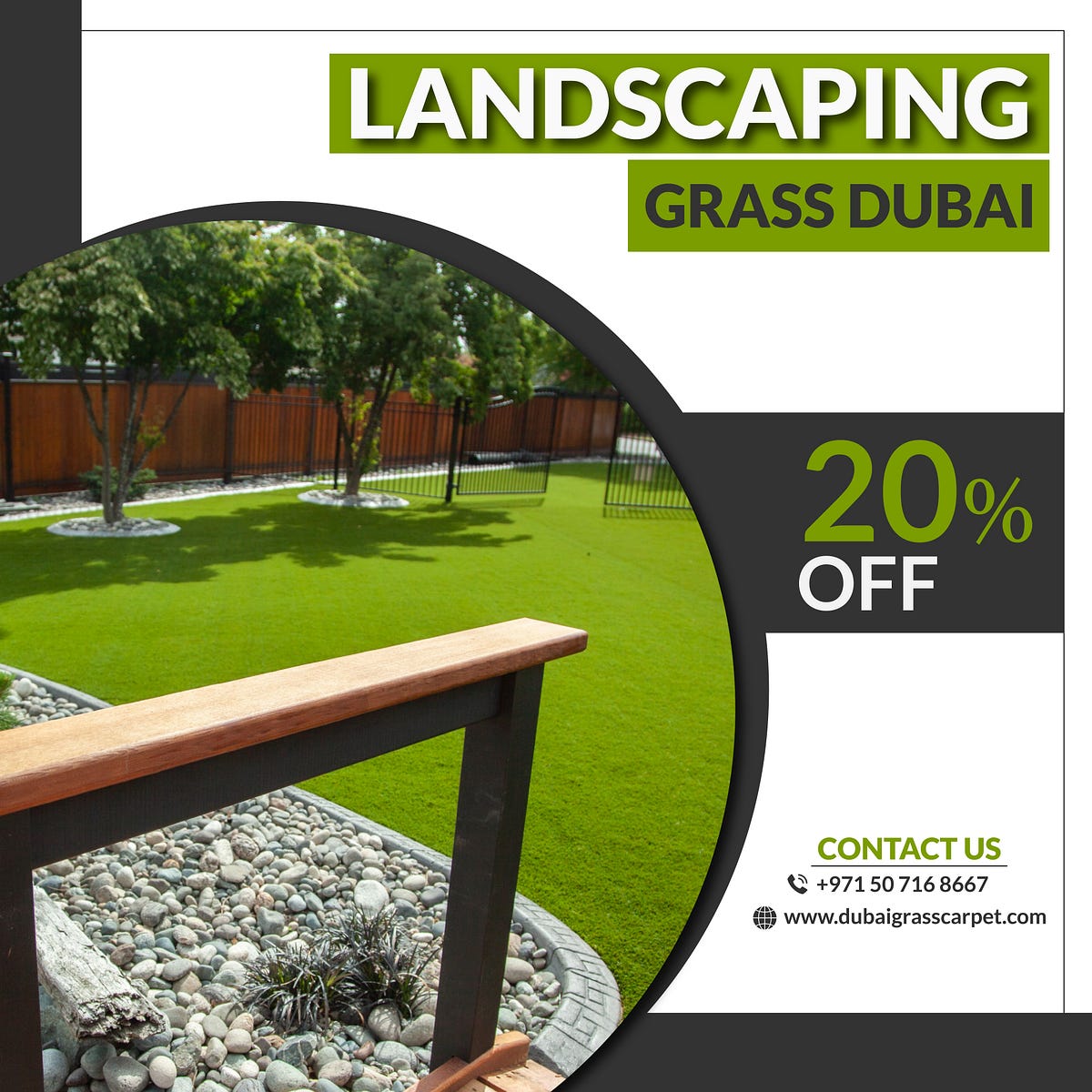 Landscaping Artificial Grass in Dubai & UAE | 20% OFF - Dubai Grass ...