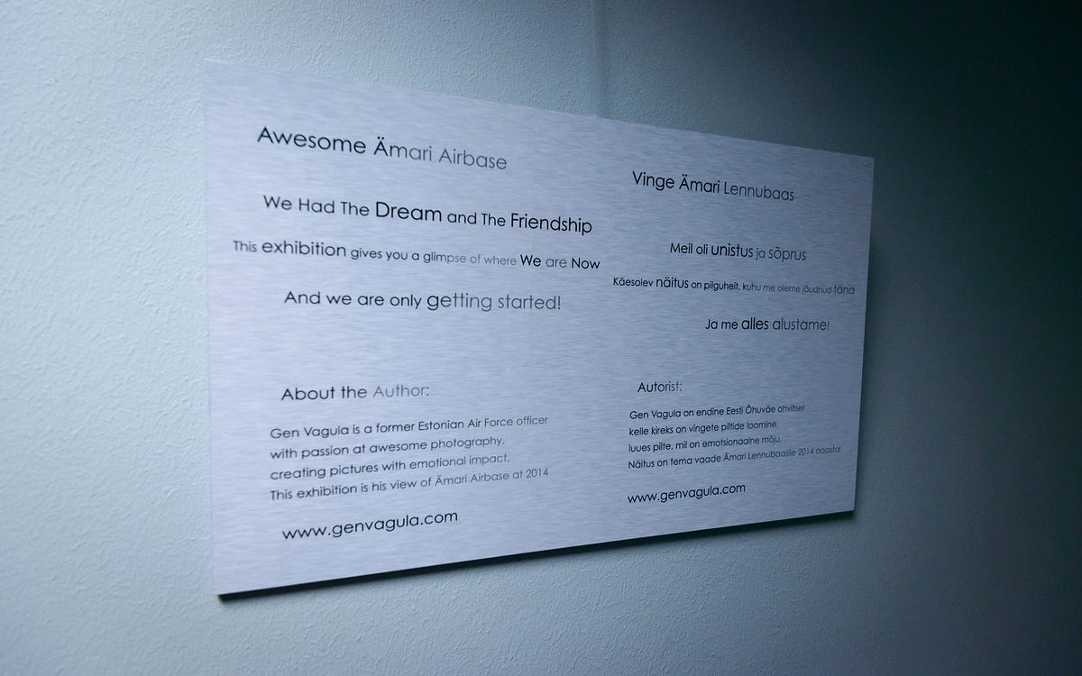 My Aviation Exhibition at Estonian Ministry of Defence | by Gen | Gen ...