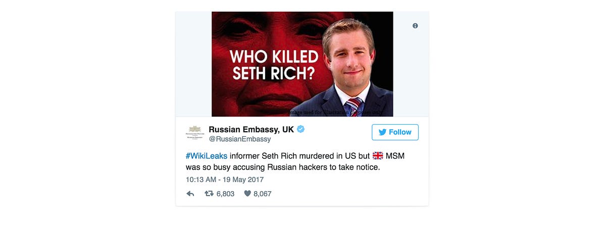 The Seth Rich Story in the Kremlin Media | by @DFRLab | DFRLab | Medium