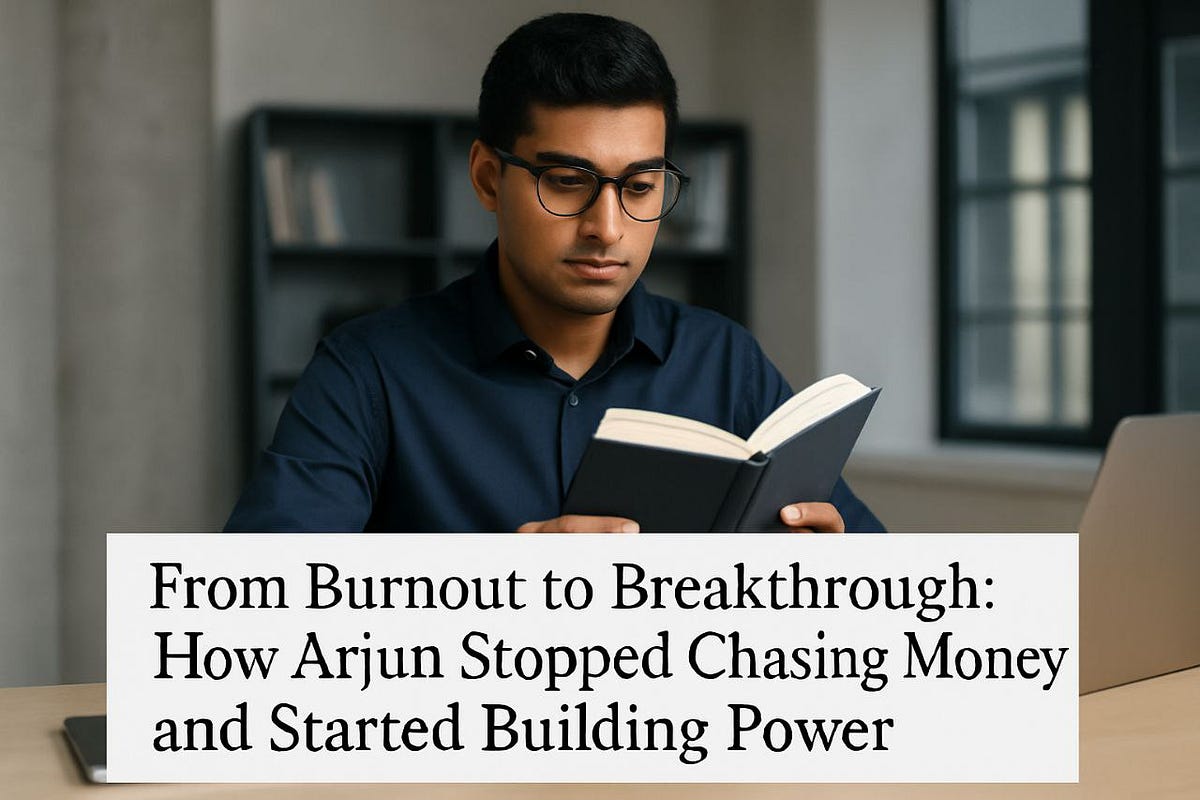 From Burnout to Breakthrough: How Arjun Stopped Chasing Money and Started Building Power | by ...