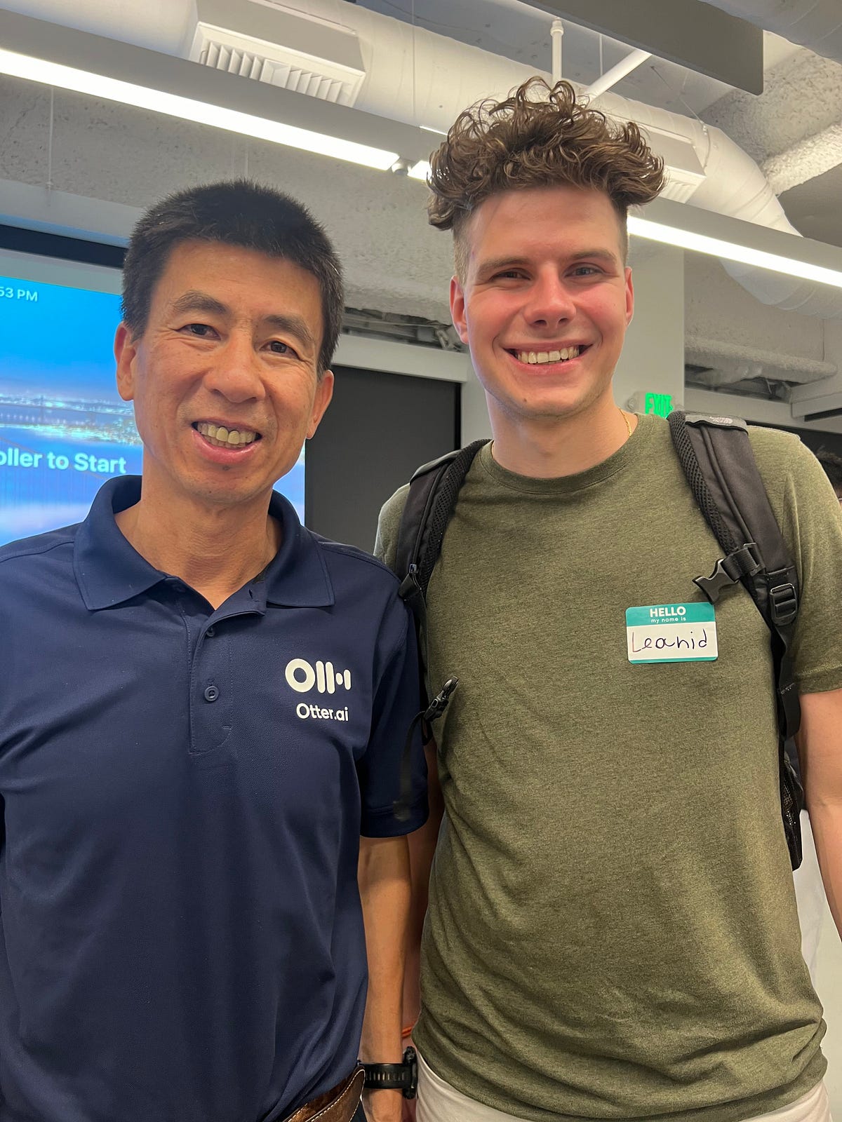 In the HQ of the most promising AI voice company |Otter.ai|Sam Liang ...