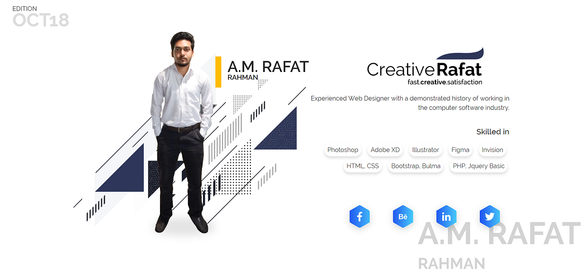 My Story as a UI/UX Designer — Creativerafat | by Creative Rafat | Medium