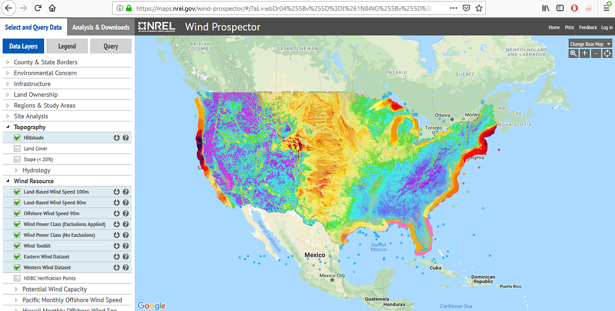 Gathering and Analyzing Data for Wind | by Ken Fries | Medium