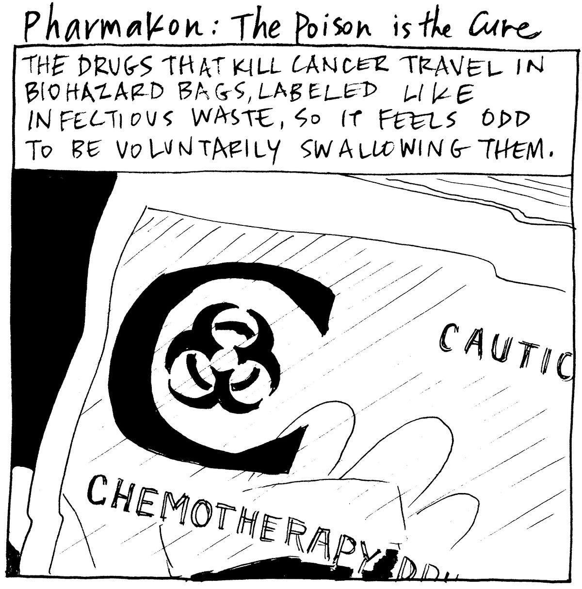 Pharmakon. For day one of “Inktober” 2018, the… | by Joan Reilly | Medium