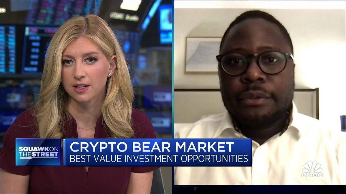 Ian Balina, the Founder and CEO of Token Metrics on CNBC sharing how to ...