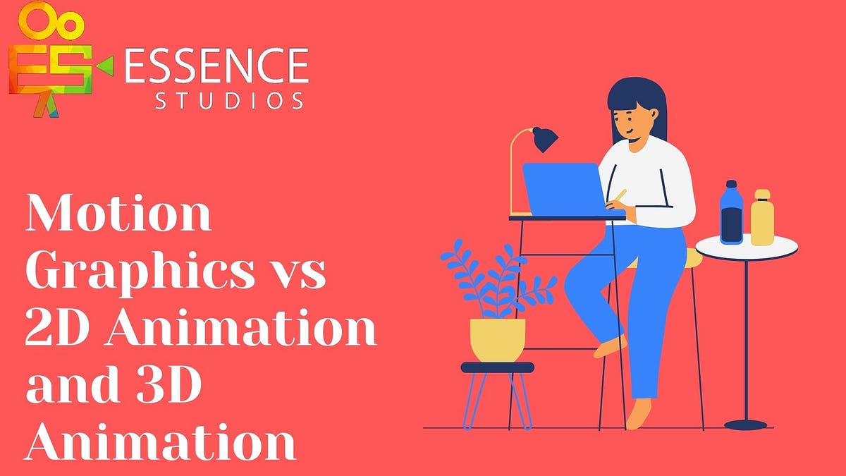 Motion Graphics vs 2D Animation and 3D Animation — Which one is right ...