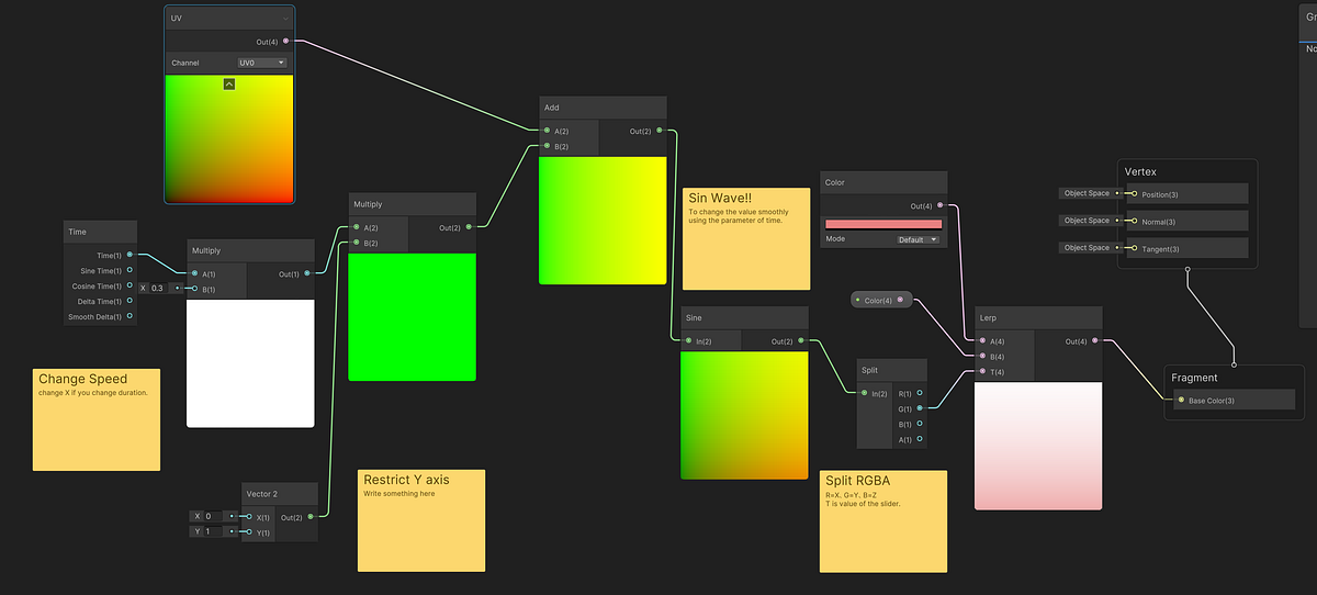 [Unity] Making Animated gradient material by Shader Graph. 時間で変わる ...