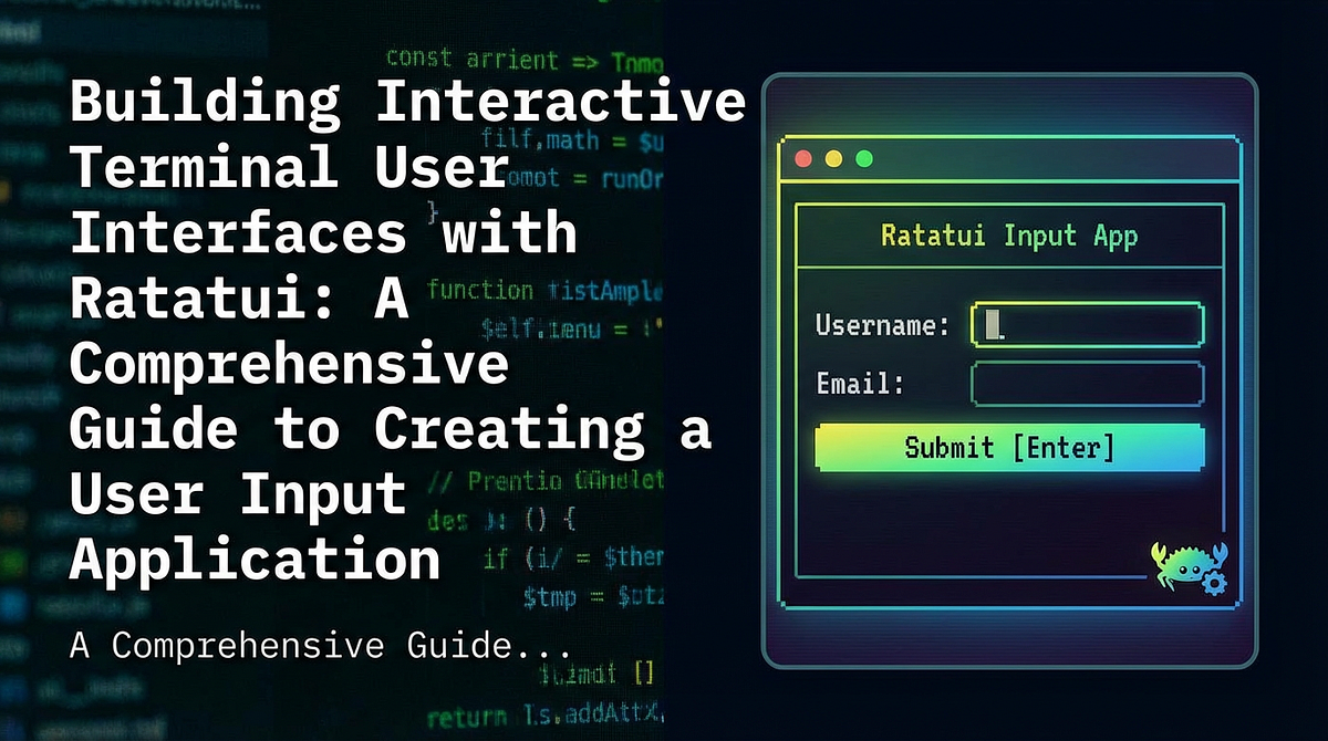 Building Interactive Terminal User Interfaces with Ratatui: A ...