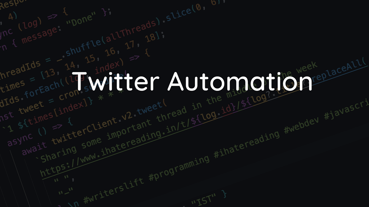 Build an Automated Tweet Scheduling Tool with JavaScript | JavaScript in Plain English