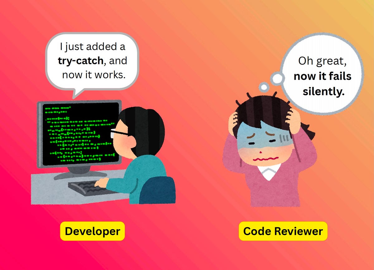 Try-Catch ≠ Error Handling: The Mistake Too Many Developers Make | by i ...