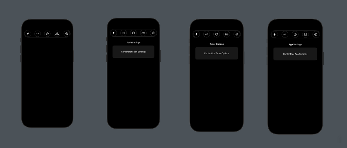 swiftuiCreating a Top Toolbar with Expandable Views in SwiftUI | by ...