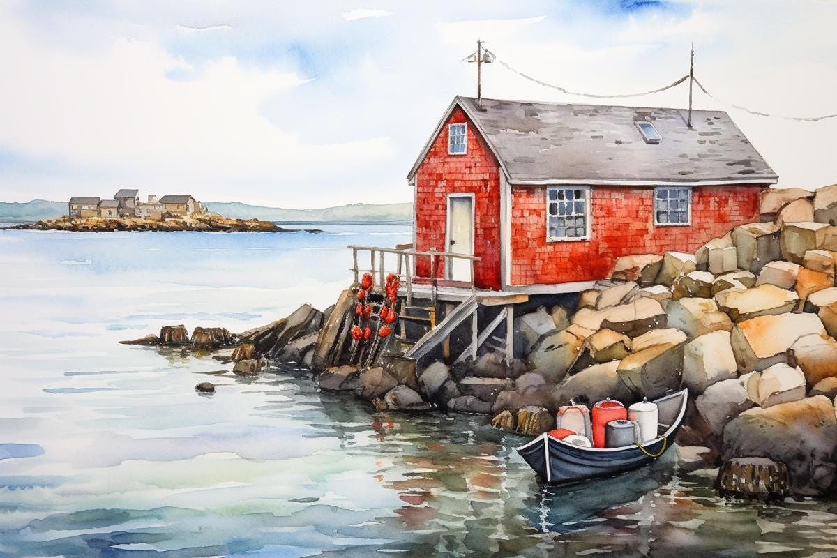 The Scarlet Sardine: The Little Fishing Shack of Laughter and Lore | by ...