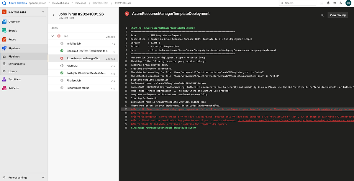 How to Resolve the “VM Size Only Supports x64 Architecture” Error in ...