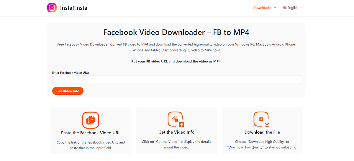How to Download Facebook Videos in MP4 Format with InstaFinsta | by ...