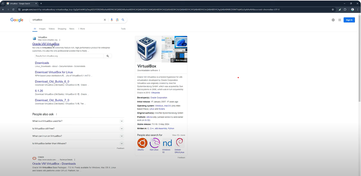 Documentation walkthrough on how to install virtual machine and Kali ...