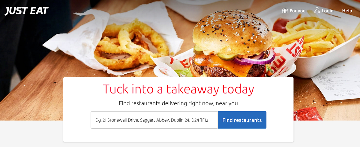 Ordering food on Just-eat.ie — UX case study | by Cynthia Alarcon | Medium