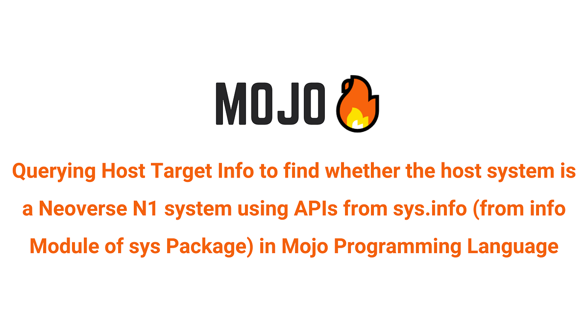 Querying Host Target Info to find whether the host system is a Neoverse N1 system using APIs ...