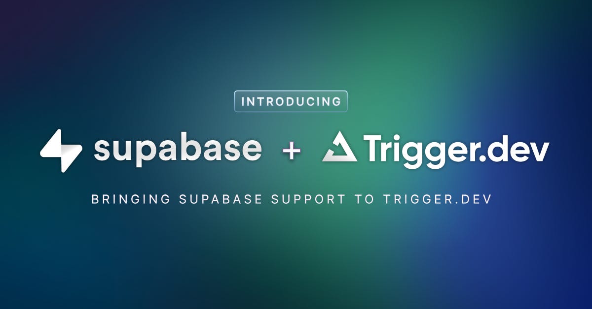 ⚡️supacharge Your Backend With Supabase And Triggerdev By Eric Allam