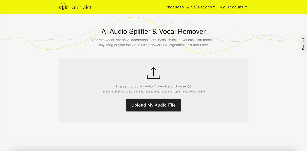 Easy Audio Track Separation: Simplifying Music with Mikrotakt’s AI ...
