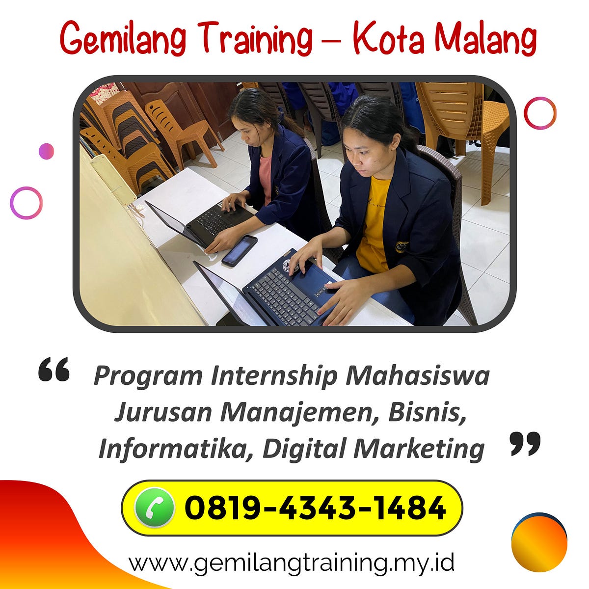 Praktik Kerja Nyata Mahasiswa Jurusan Sistem Informasi, WA 0819–4343 ...
