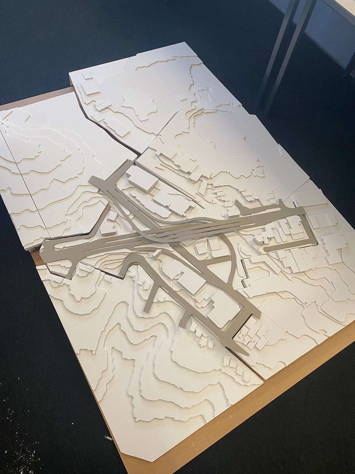 Ian Mckinnon Drive and New North road Flyover model. - Lymona - Medium
