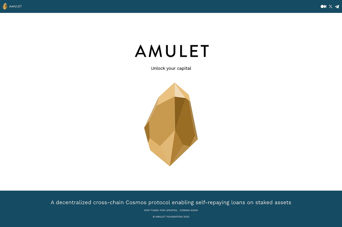 Introducing Amulet — Unlocking DeFi on Cosmos | by Amulet | Medium
