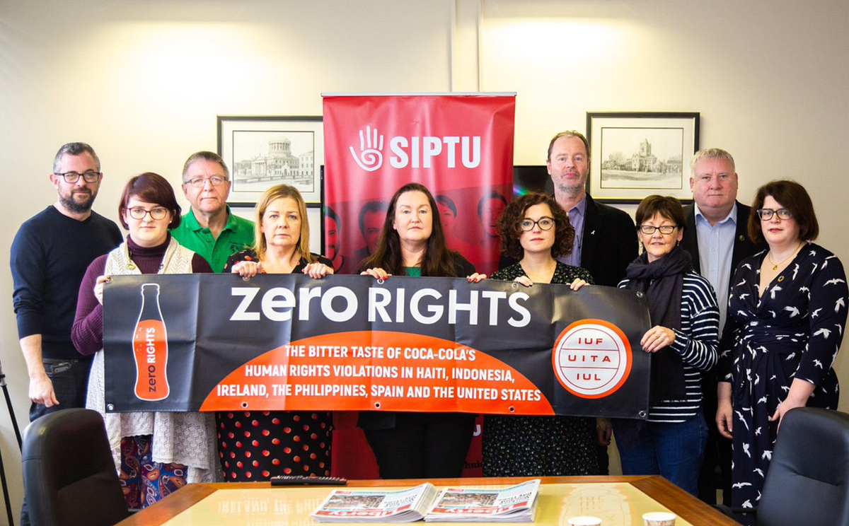 SIPTU members working in Coca-Cola to consider industrial action | by ...