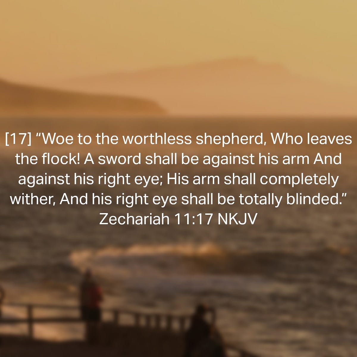 Zechariah 11:17.. Who's this worthless shepherd? | by The G.R.E.A.T🌟 ...