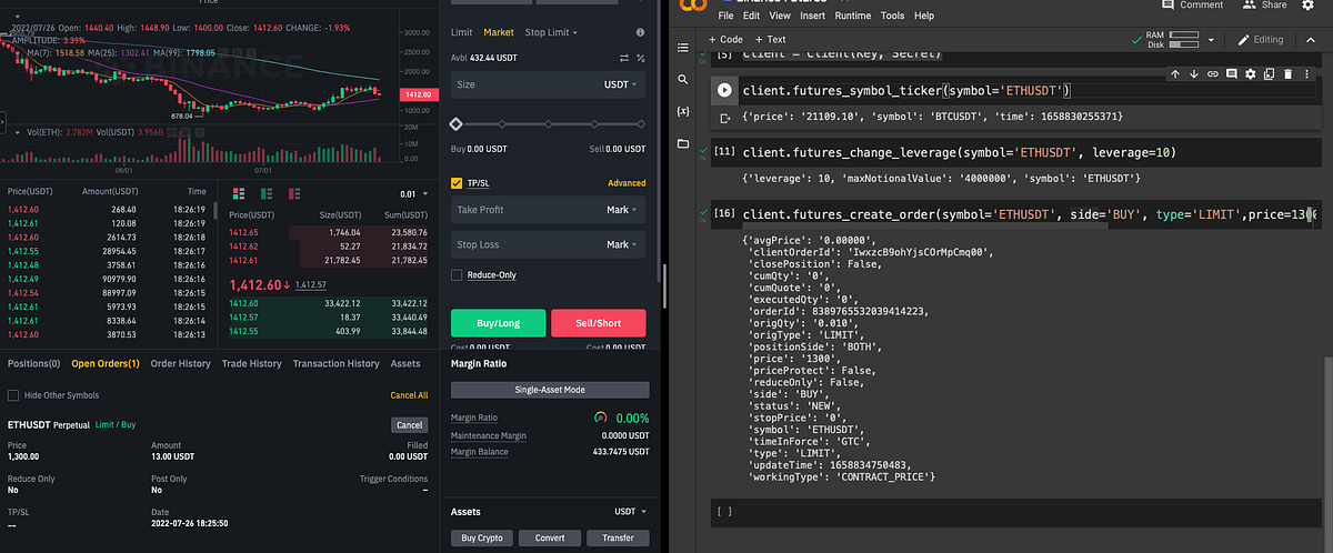 เทรด Future สร้างกำไรบน Binance ผ่าน Python | by Investic | investic | Medium