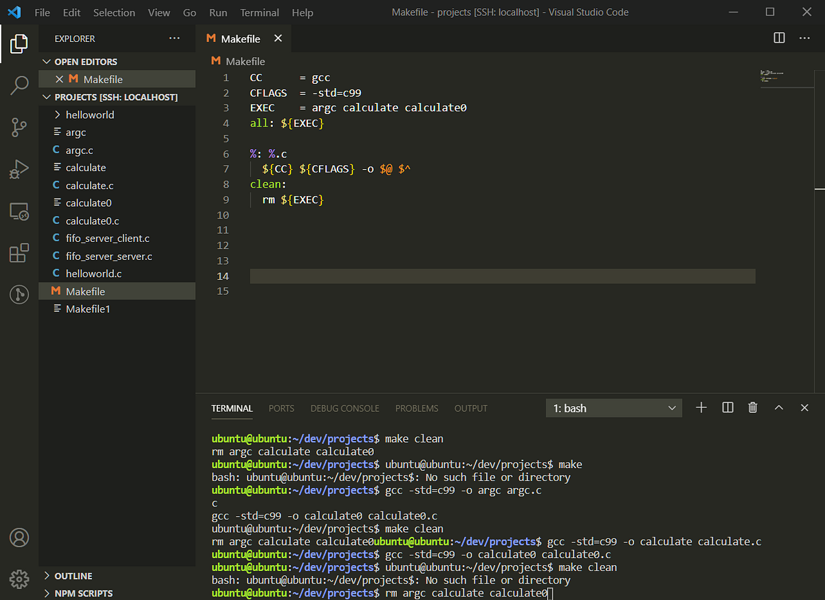 Makefile practice. 創建Makefile 去節省時間編譯gcc | by Esther | Medium