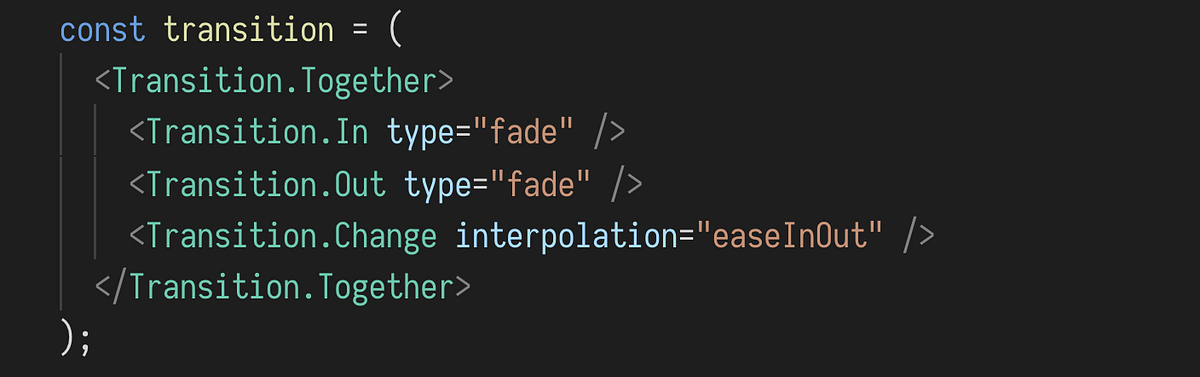 Using reanimated transitions as a LayoutAnimation replacement | by ...
