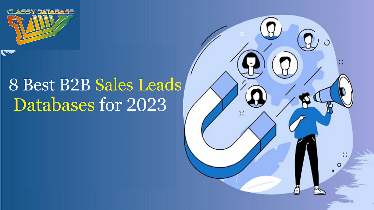 8 Best B2B Sales Leads Databases for 2023 | by Classydatabase | Medium