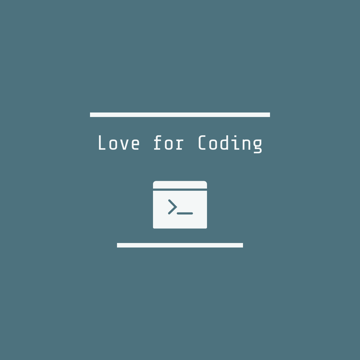 Love for coding