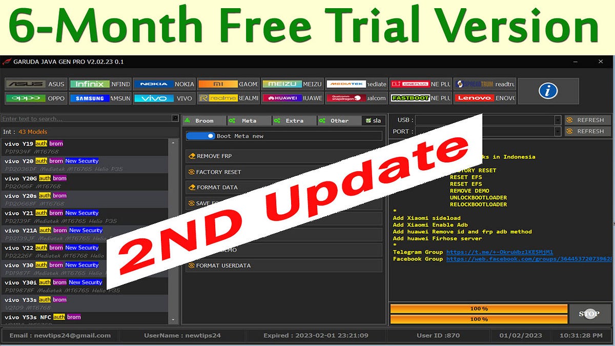 One-click Frp bypass 2023 | One click Frp Reset — Garuda Java Gen Pro ...