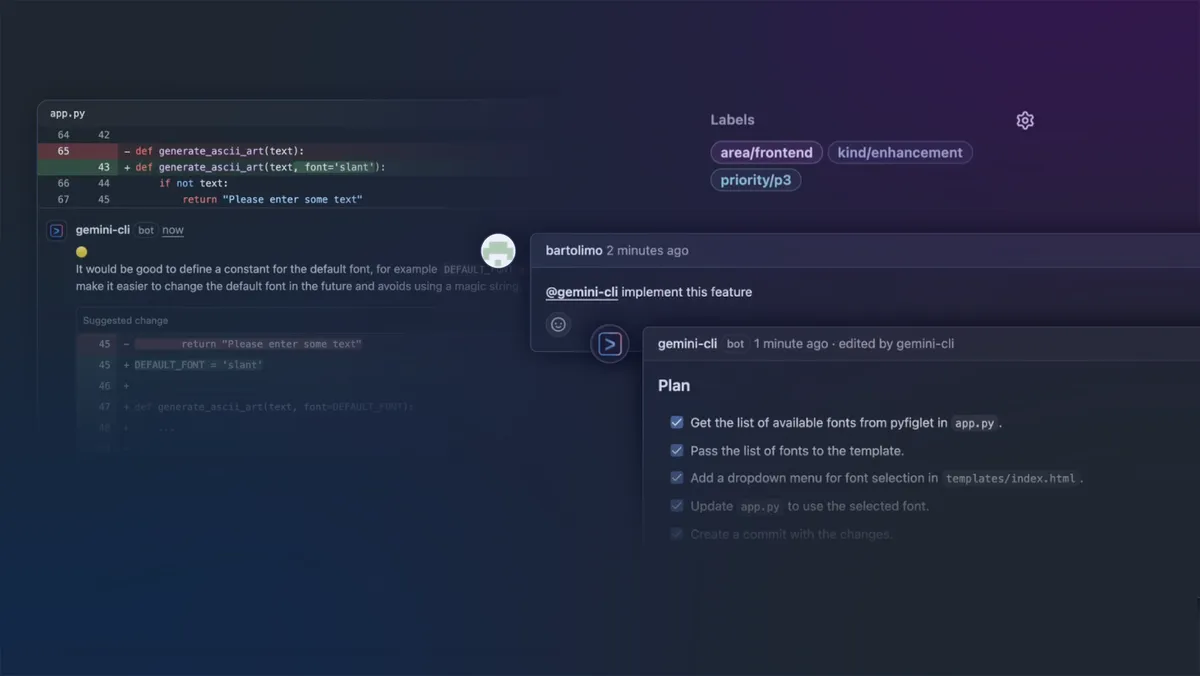 Introducing Gemini CLI GitHub Actions: Free and Secure AI for Developers | by CherryZhou | Sep ...