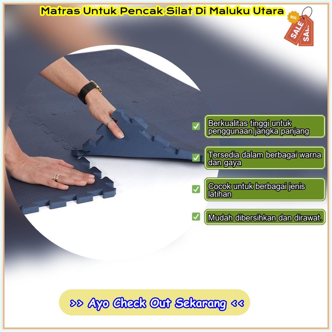 Matras Untuk Pencak Silat Di Maluku Utara - Eva Mat Tebal - Medium