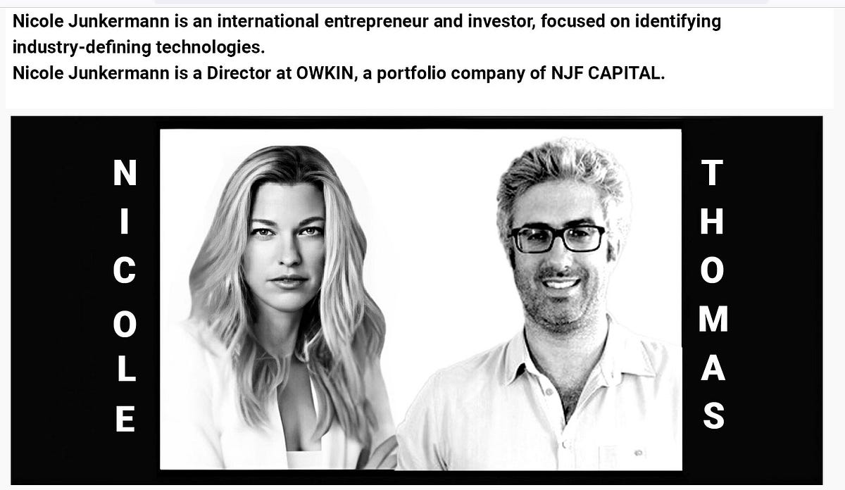 Nicole Junkermann and Thomas Momas: Forging a Partnership to Redefine ...