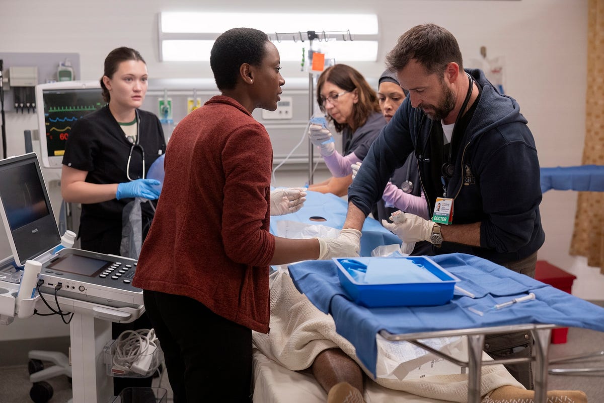 A Review of The Pitt Episode 1. A Strong Start to an Intense ER Drama ...