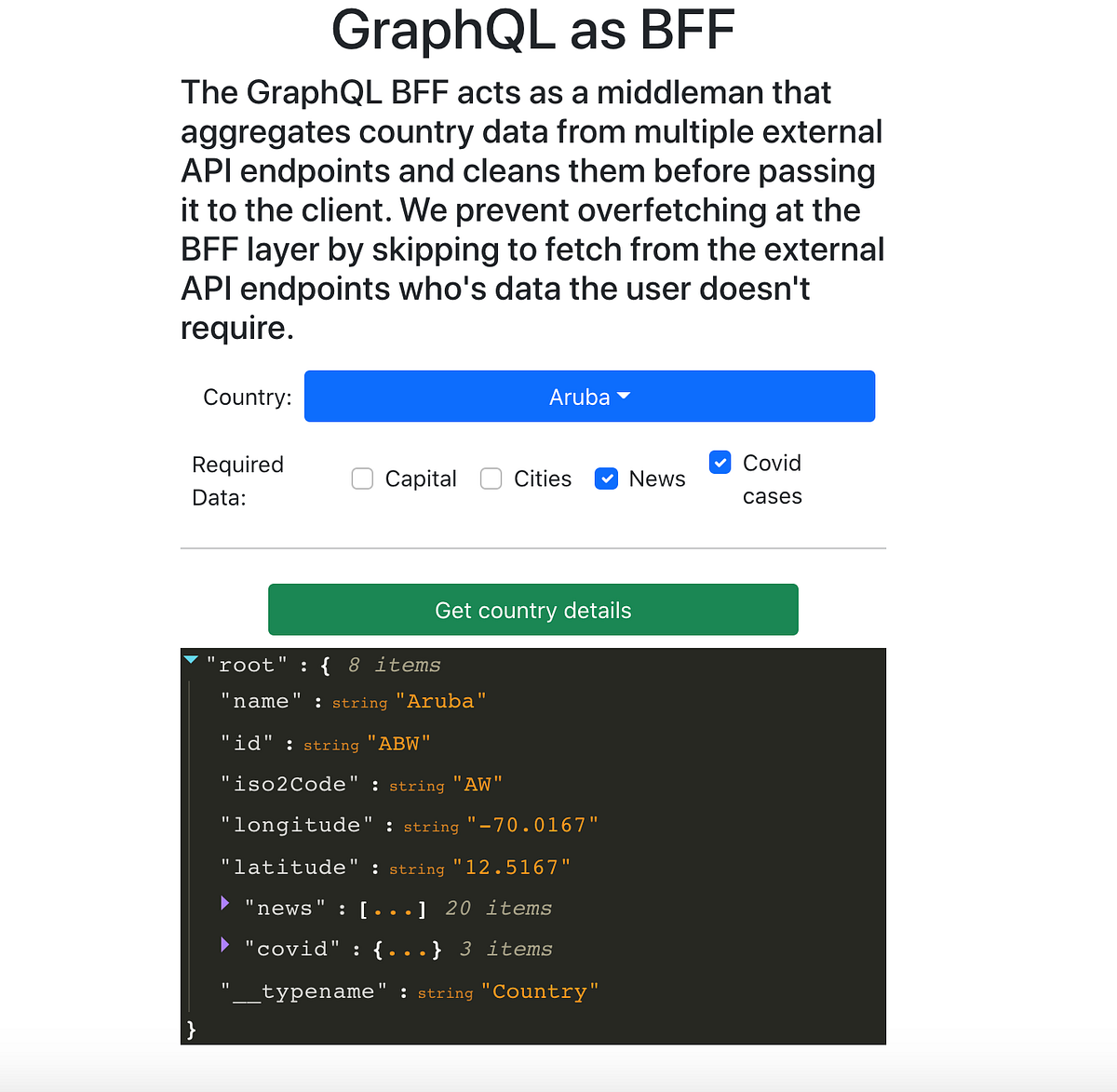 On Optimizing GraphQL BFFs. Reducing over-fetching at the server ...