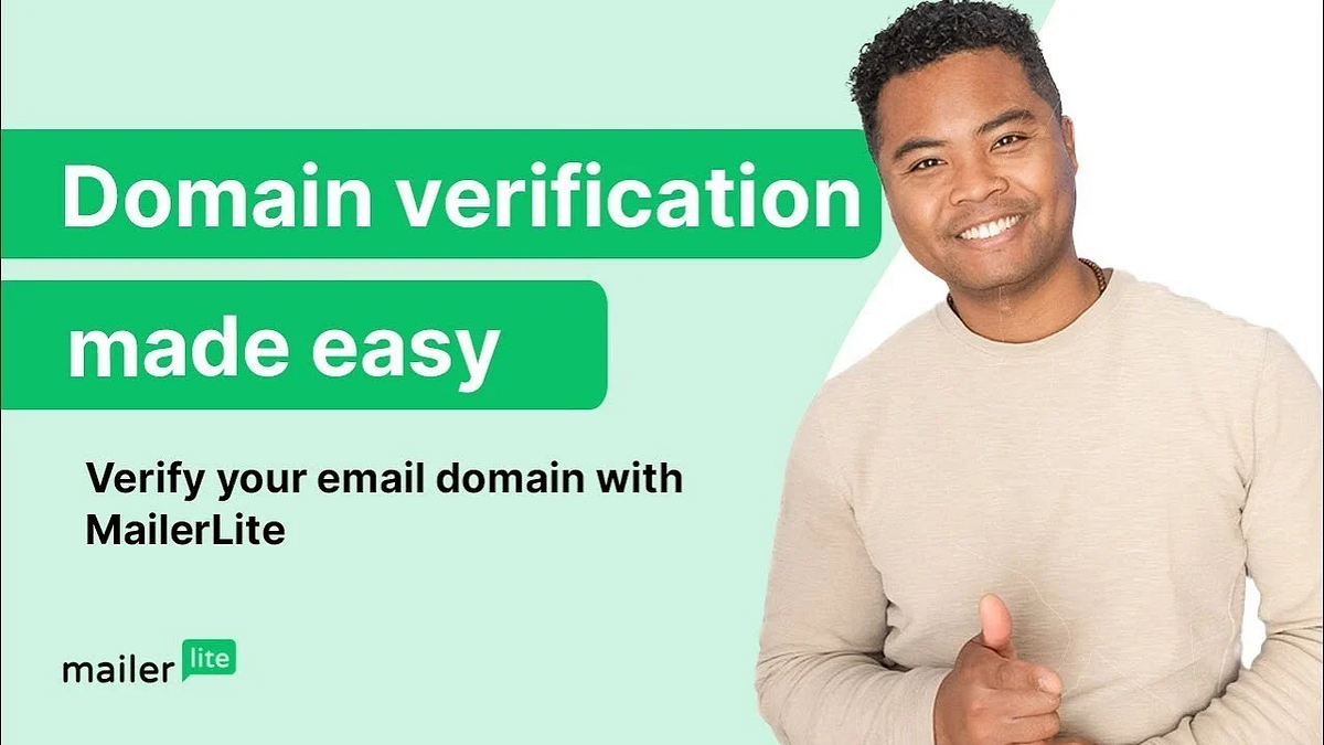 How to verify and authenticate your domain with MailerLite | by ...