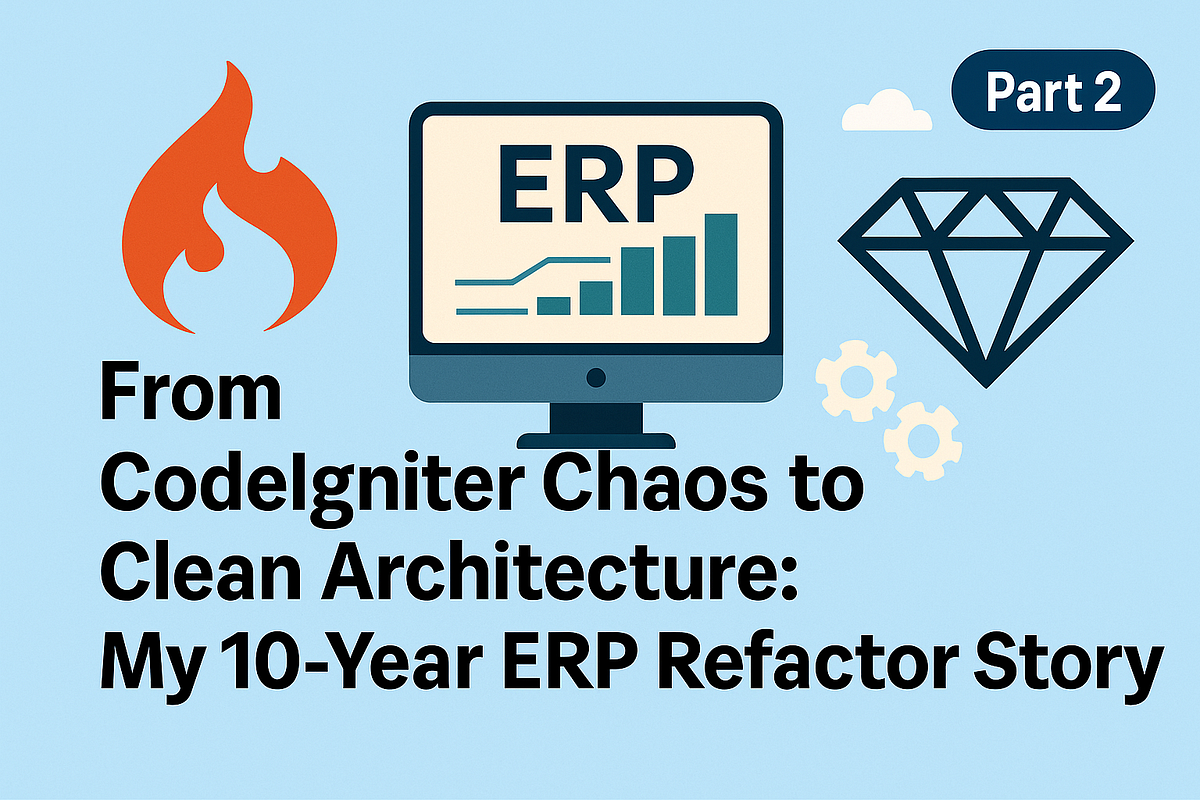 From CodeIgniter 3 Chaos to Clean Architecture: My 10-Year ERP Refactor Story — Part 2 | by ...