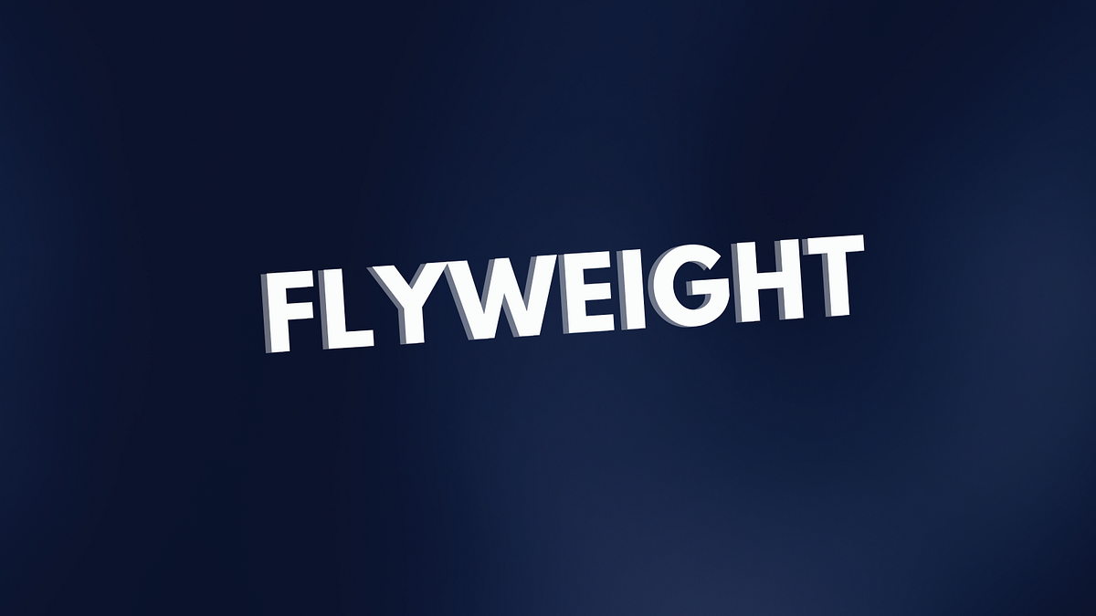 Flyweight Design Pattern In Java Simplified | by Code Cheseddam | Medium