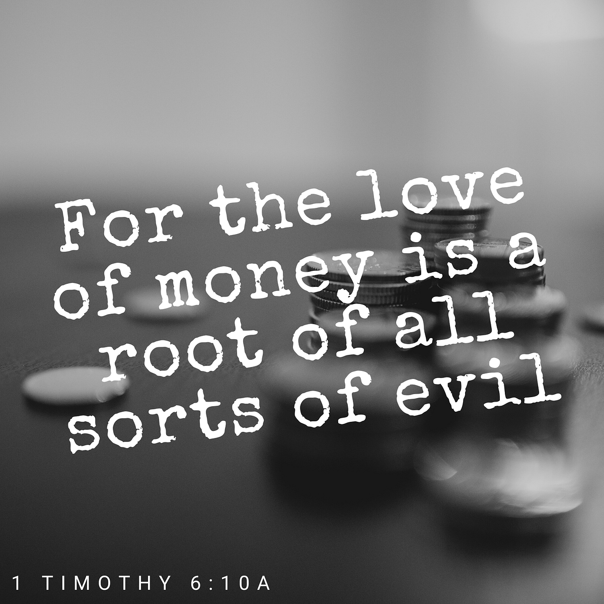 The Love of money. Is a root of all sorts of evil | by Grant Gevers | Medium