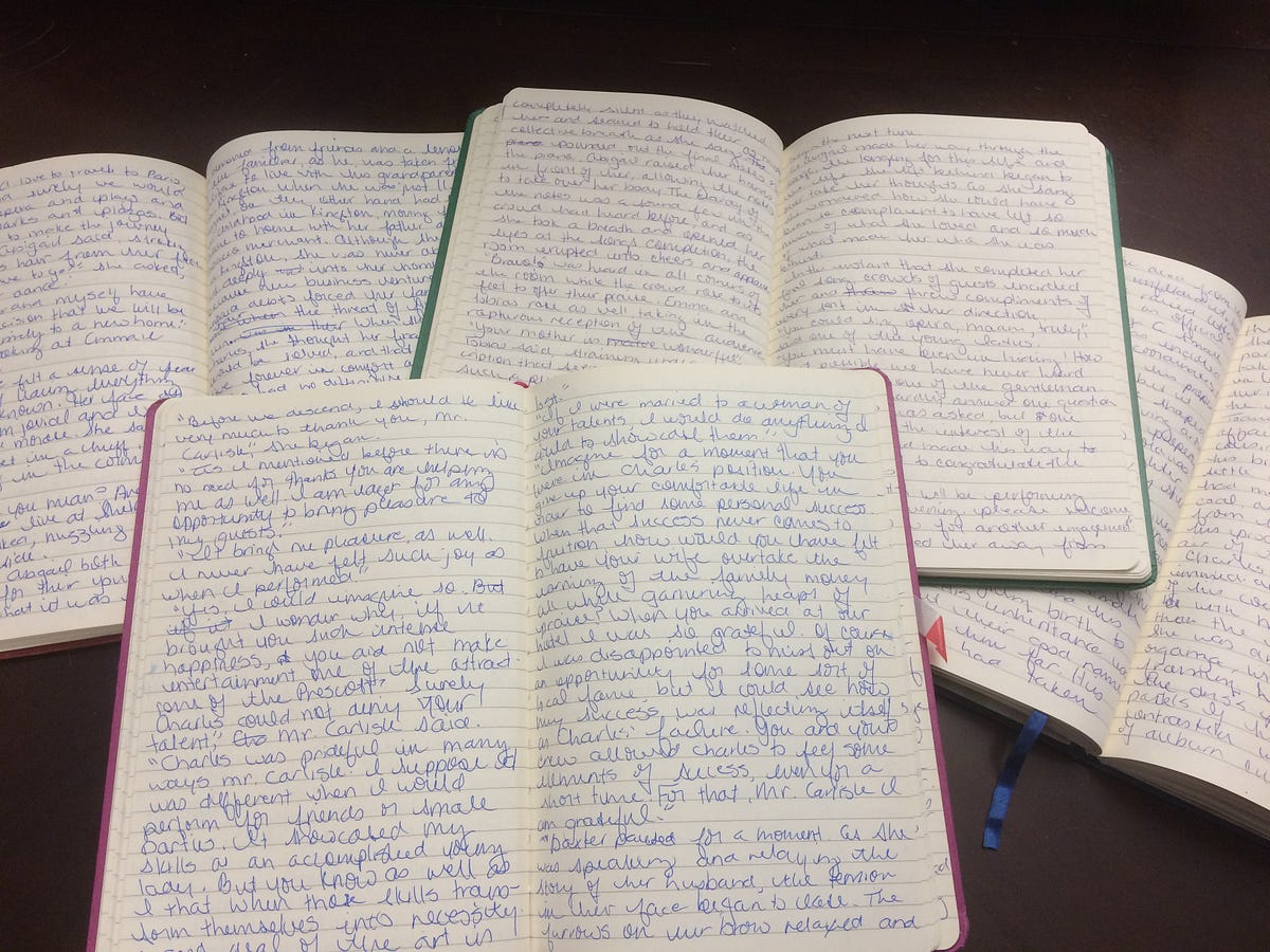 Writing a Novel by Hand. I cannot abide the feeling of… | by Lindsay ...