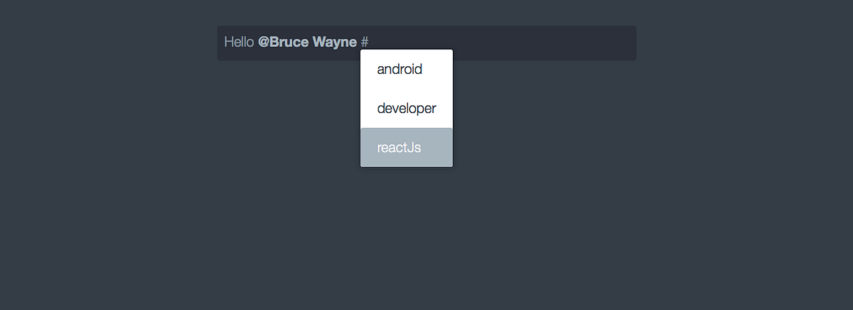 Draft.JS. Editor with hashtags and mentions. Part 2 | by Aleksandr ...