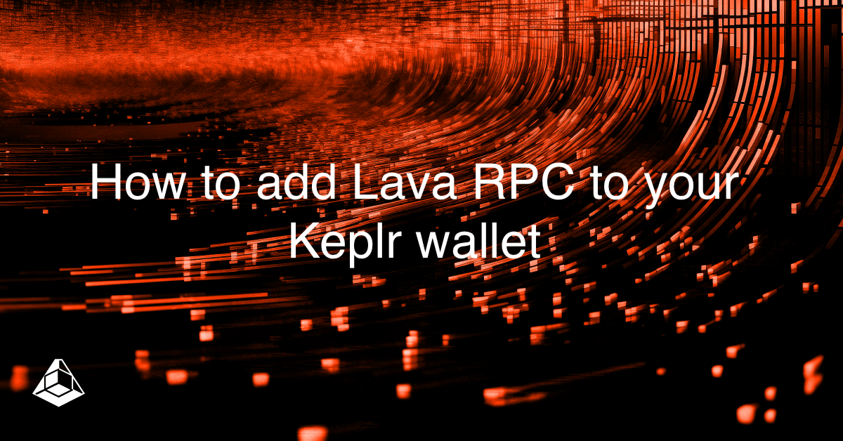 How to add Lava RPC to your Keplr wallet | by Silent Validator ⚛ | Medium