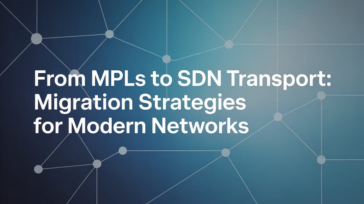 From MPLS to SDN Transport: Migration Strategies for Modern Networks ...