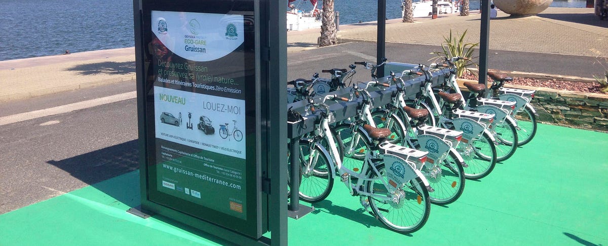 Innovative electric bicycle rental solution made possible with the sun ...