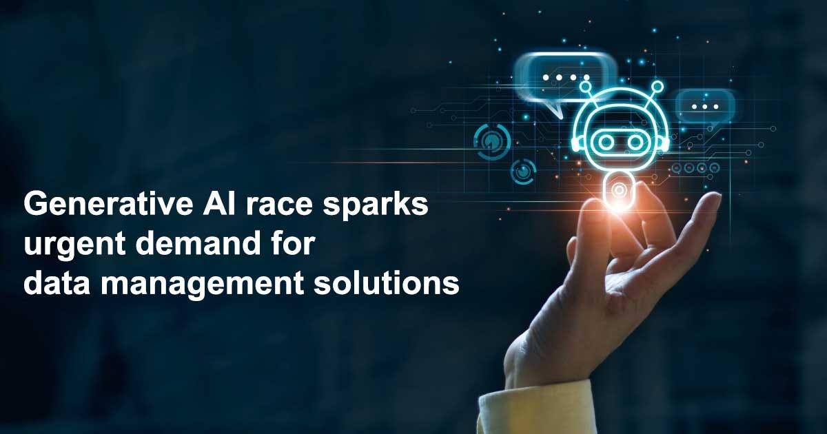 Generative AI race sparks urgent demand for data management solutions ...